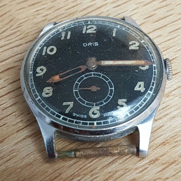 Oris Cal 291 military watch for repair, Rare watch | WatchCharts Marketplace
