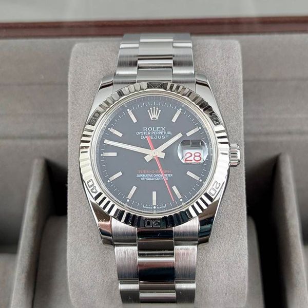 FS: Rolex Datejust 116264 Turn-O-Graph Black Dial Z-Serial Only $5995 ...