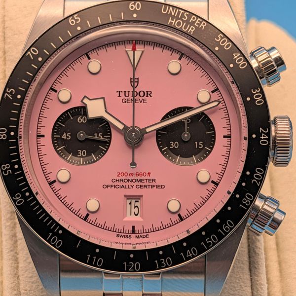 [WTS] Tudor Black Bay Chronograph Pink Flamingo (Rare!) | WatchCharts ...