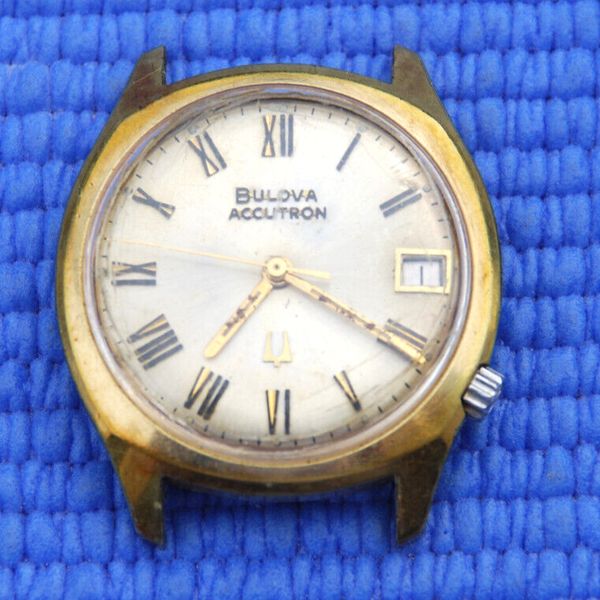 Ruff Vintage Bulova Accutron N3 10k Rolled Gold Men's Watch Not running ...