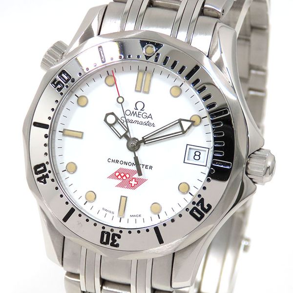 OMEGA Omega Seamaster Lillehammer Olympic Limited 194 2852.21.57 White ...