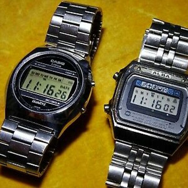 VINTAGE CASIO ALBA 2 MODULES DIGITAL 94QR-26/Y749 ALL ORIGINAL GREAT ...