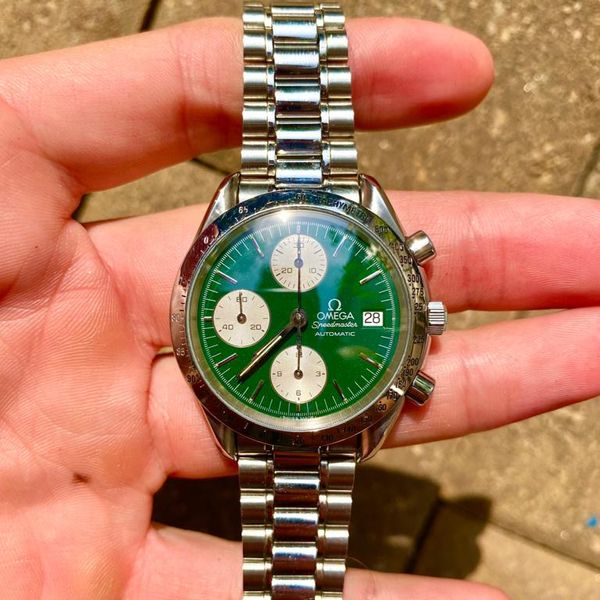 FS: RARE GOLFERS GREEN OMEGA Speedmaster 3511.70 Chronograph ...
