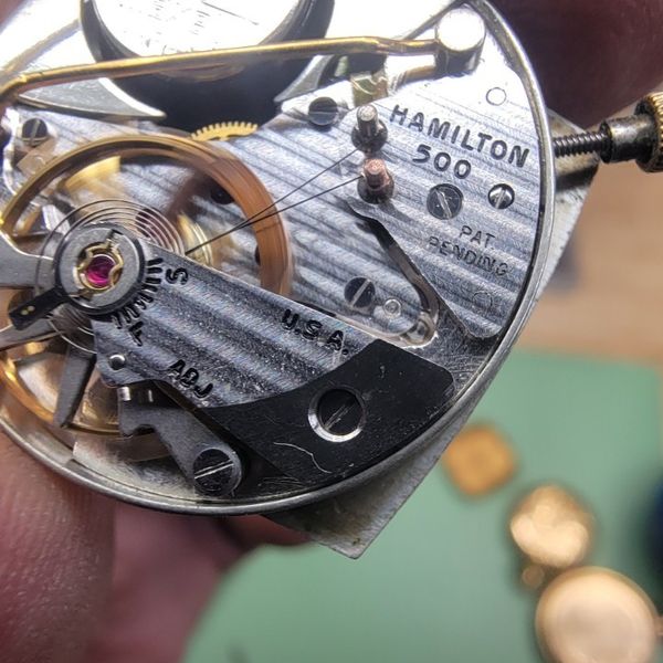 Hamilton Electric Vantage WORKS 10ktf Gold Dial Very Nice Watch Fresh ...