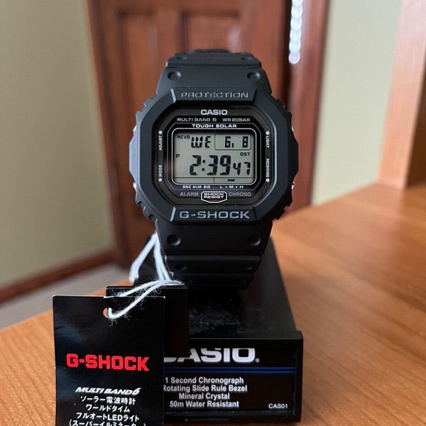 Casio G-Shock GW-5000U-1JF Japan Case Resin Black, Tough Solar and ...