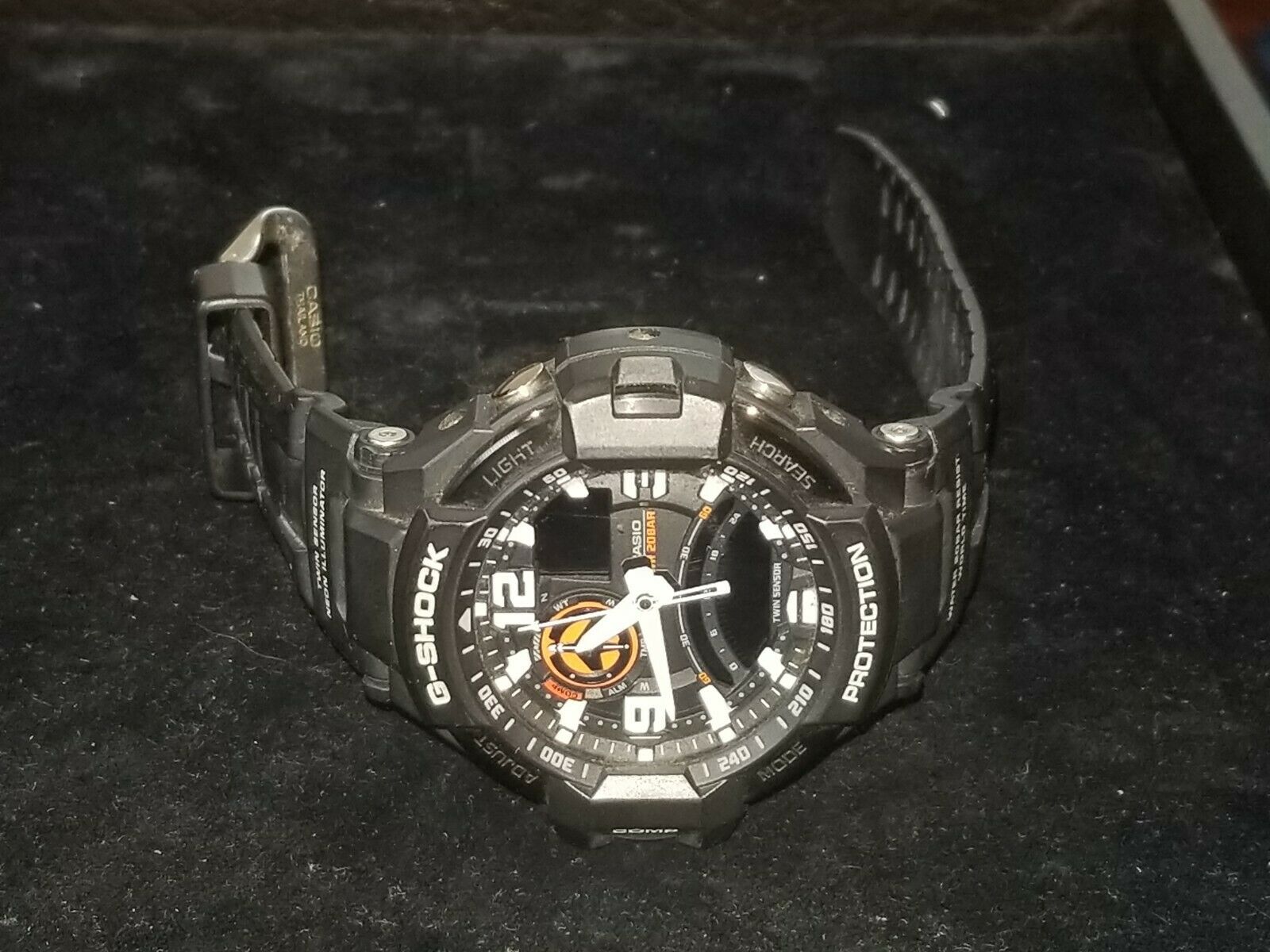 Casio G-Shock GRAVITYMASTER Twin Sensor GA-1000-1A 5302 Men's Watch ...
