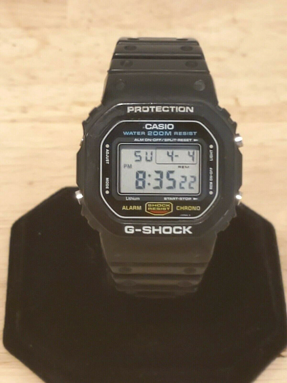 Casio G-SHOCK DW-5600 Screw Back JAPAN 901 H Speed Module Nice ...