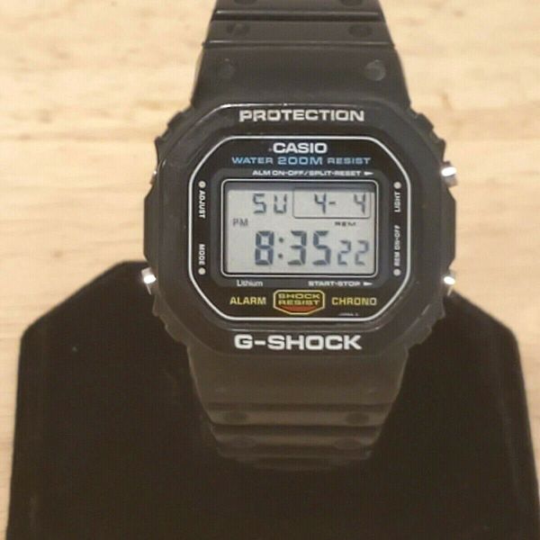 Casio G-SHOCK DW-5600 Screw Back JAPAN 901 H Speed Module Nice ...