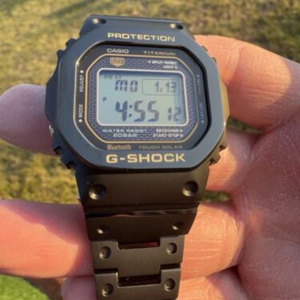 Casio G-Shock GMW-B5000TB-1DR Full Titanium DLC - Near Mint & Complete ...