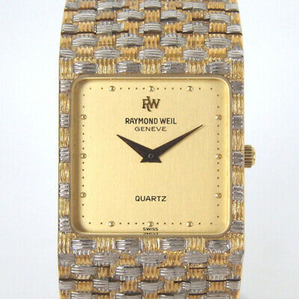 Authentic RAYMOND WEIL 18K 9058 Watches quartz[Used] | WatchCharts ...
