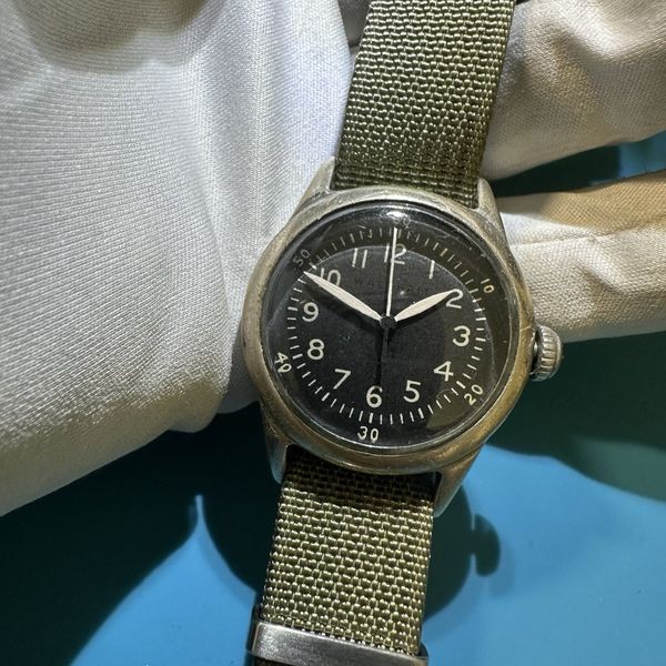 1944 Waltham A-11 WW2 Pilot Watch. Serviced! | WatchCharts Marketplace