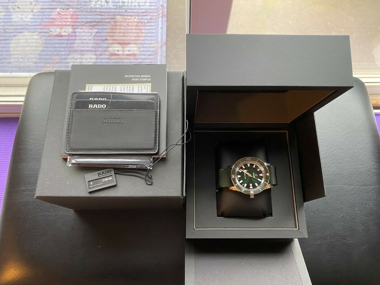 *Very Rare* NEW Rado Hyperchrome Captain Cook Green Dial Watch in FULL ...