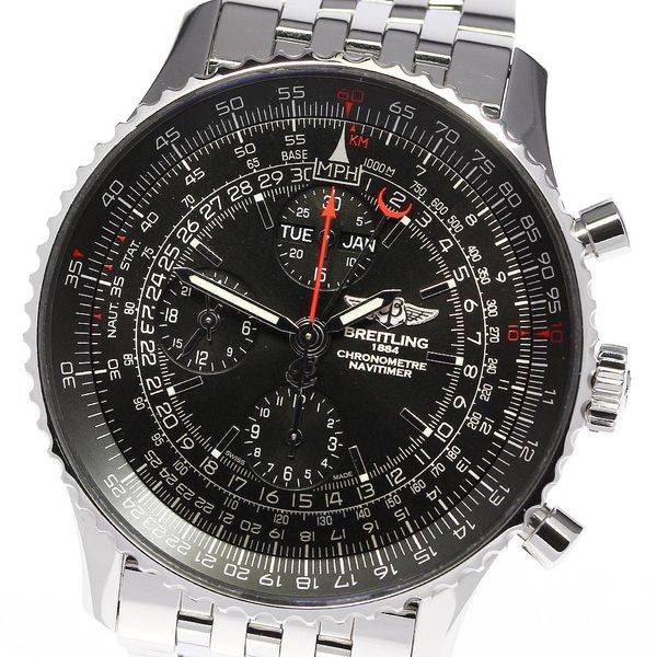 Good product ★ With box [BREITLING] Breitling Navitimer 1884 World ...
