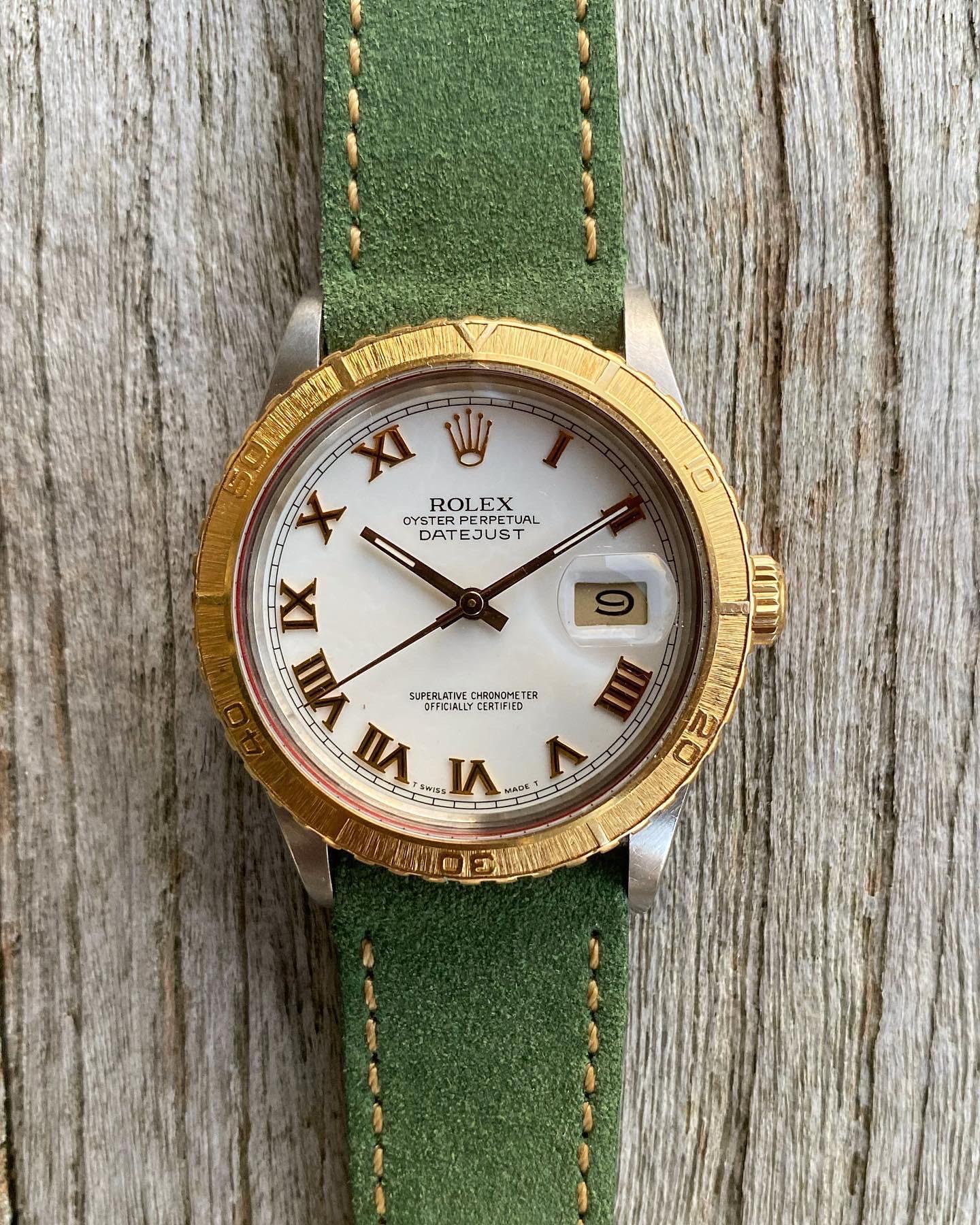 1987 Rolex 16253 Datejust Turnograph 36mm DJ36 18K Yellow Gold & Steel ...