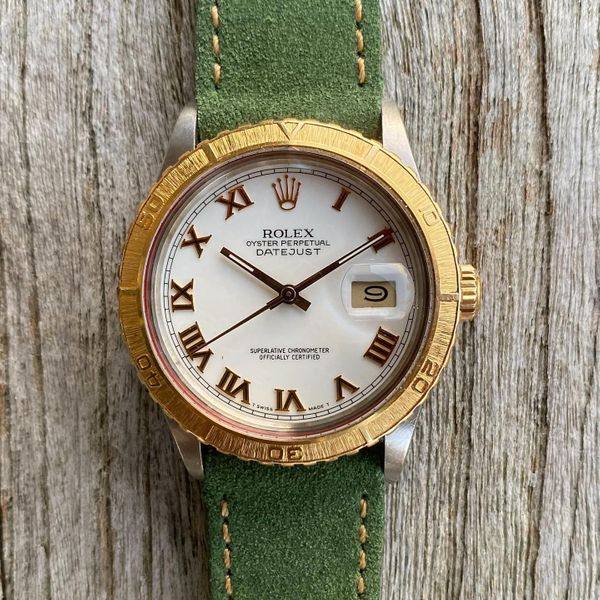 1987 Rolex 16253 Datejust Turnograph 36mm DJ36 18K Yellow Gold & Steel ...