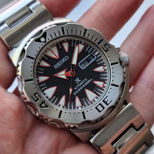 Seiko Monster Gen 2 SRP313 "Dracula" 4R36-01J0 Automatic Men's 200m ...