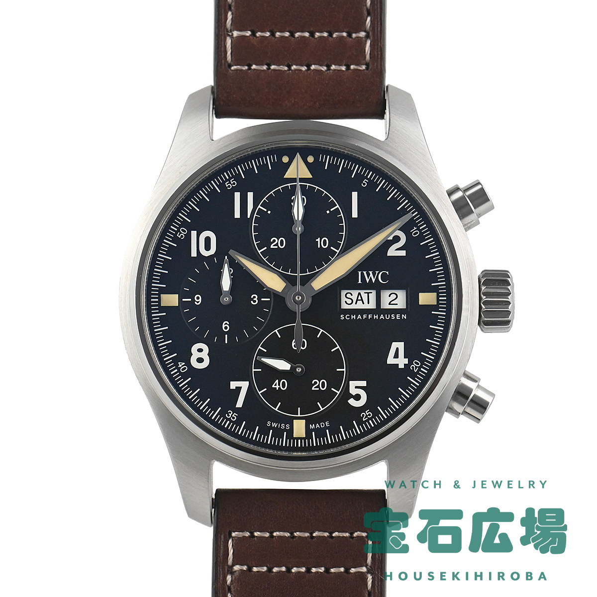 IWC International Watch Company Pilot Watch Chrono Automatic Spitfire ...