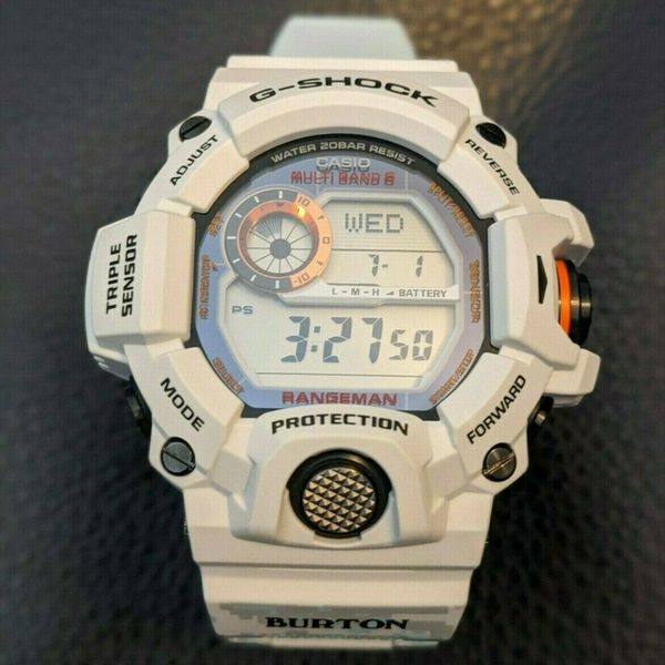 CASIO G-Shock Rangeman Burton Collaboration Solar/Atomic Watch GW ...