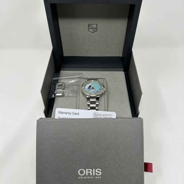 [WTS] Oris Aquis Upcycle Turquoise dial | WatchCharts Marketplace