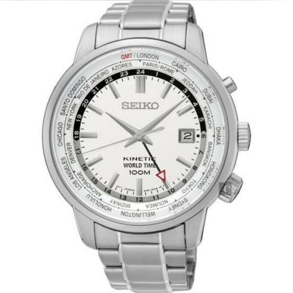 Seiko Kinetic World Time GMT (SUN067) Market Price | WatchCharts