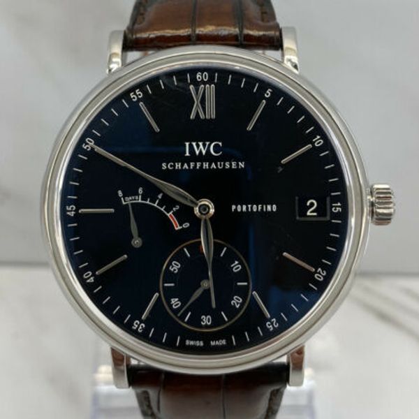 Iwc Portofino Black Dial 45mm Iw510102 8 Day | WatchCharts