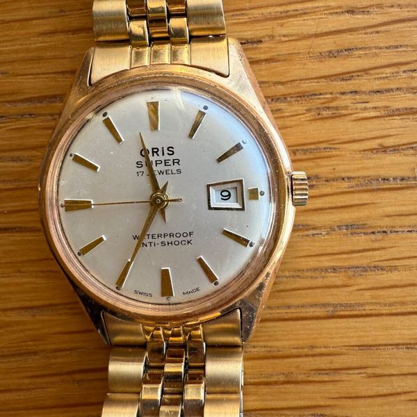 Gents Oris Super 19 Jewel Manual Wind Up Watch Likely 1960s with new Bracelet | WatchCharts ...