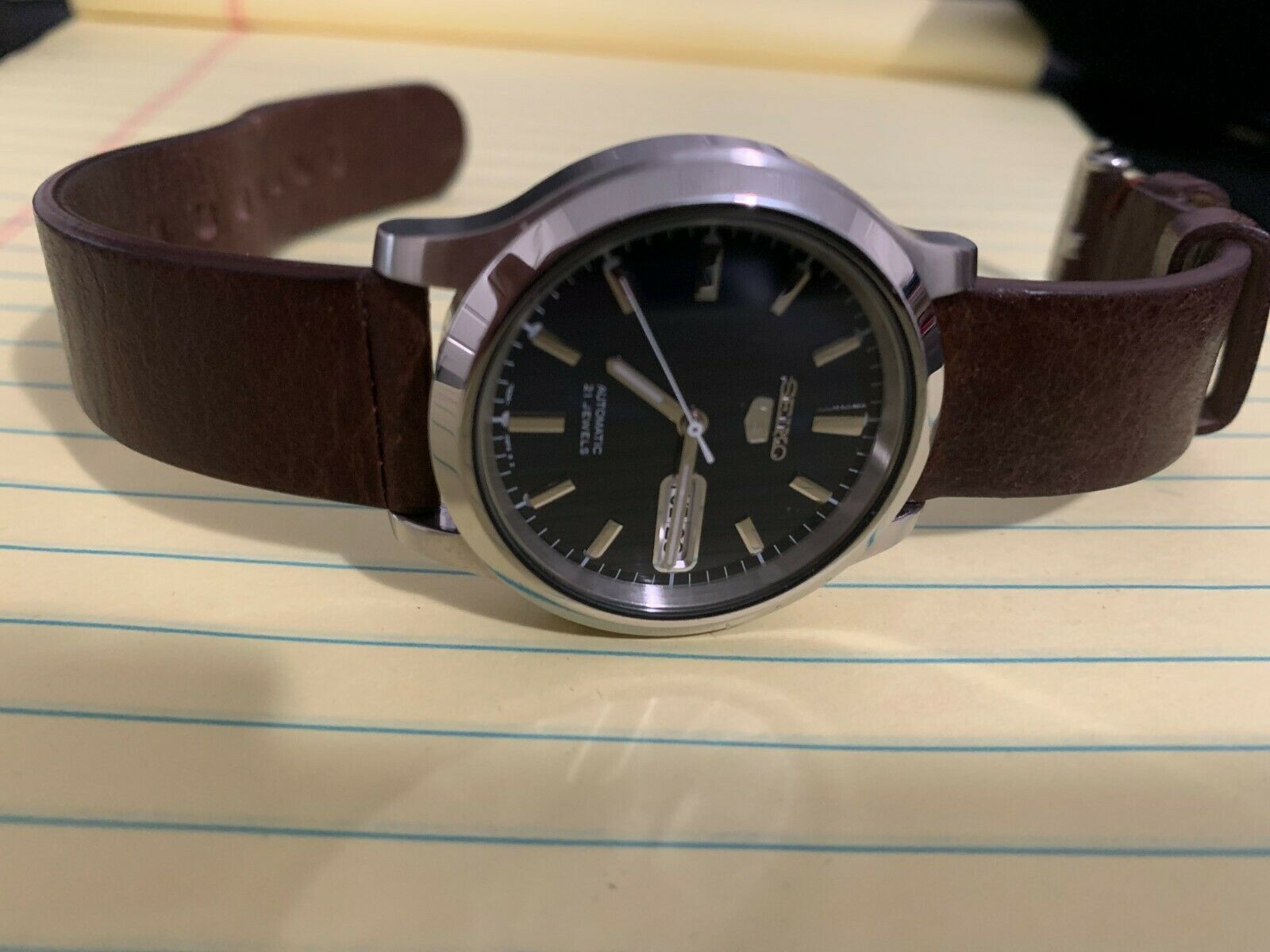 Seiko 5 SNK793 With Leather Strap | WatchCharts