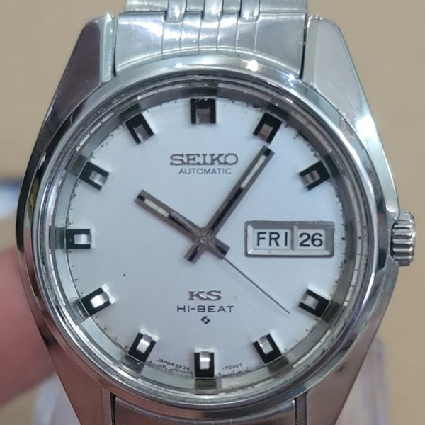 1969S VINTAGE KING SEIKO KS 5626 SS HI BEAT 28800BPH AUTOMATIC 25J SS MEN WATCH | WatchCharts ...