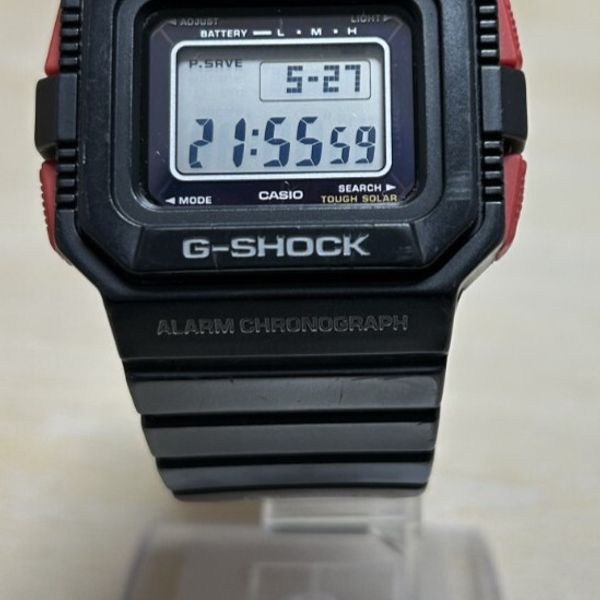 IN HAND! USED W/OG BOX Casio G-SHOCK G-5500-1JF 2006 Tough Solar World ...