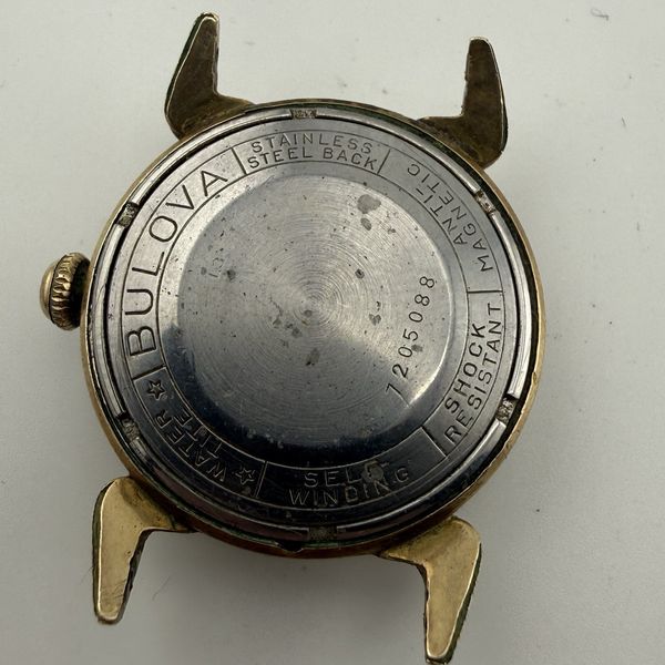 1953 BULOVA L3 Clipper men's automatic watch 10CSC 17Jewels 10K RGP ...