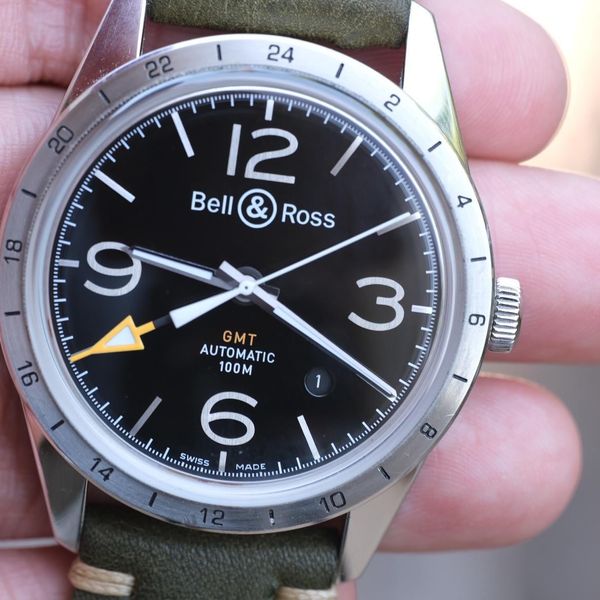 [WTS] PRICE DROP! Bell & Ross GMT Automatic Vintage Series BR 123 FULL ...