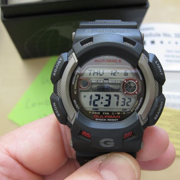 G shock BNIB Titanium solar atomic GW 9110 Gulfman | WatchCharts ...