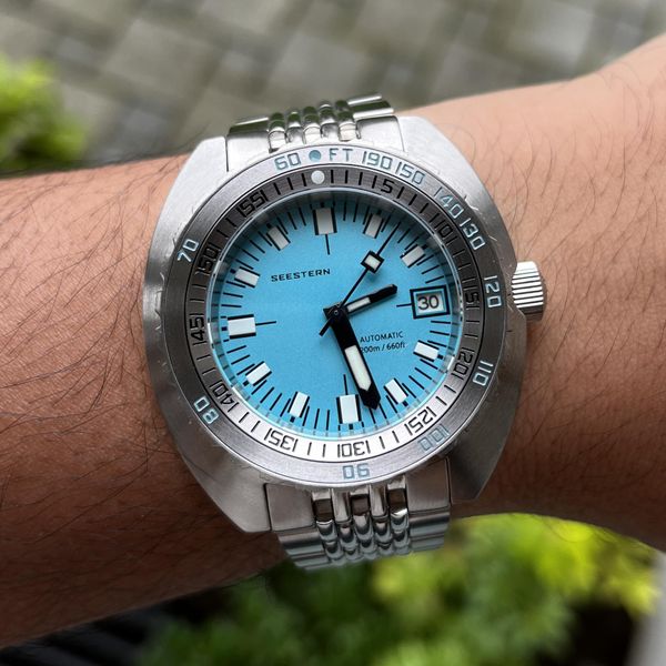 [WTS] Seestern Sub 300t Doxa Homage V4 Aquamarine/Tiffany blue ...