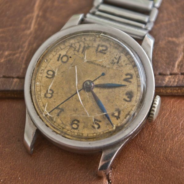 1941 LONGINES CALATRAVA WATCH CAL. 12.68N S. STEEL 30mm. FOR PARTS OR ...