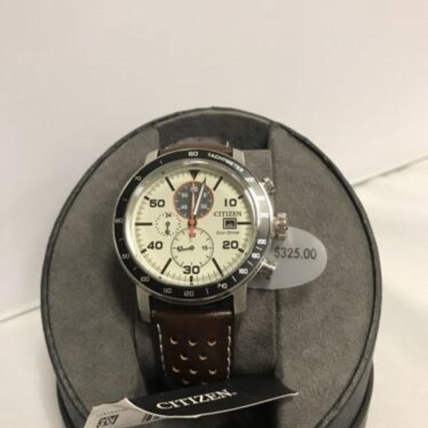 CITIZEN Brycen Chronograph Light Brown Dial Men's Watch - CA0649-06X ...