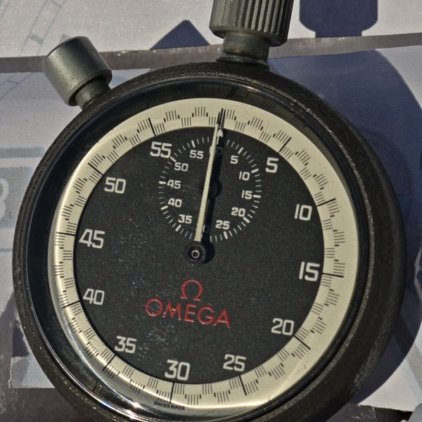 Very Rare Vintage Omega Base 60 Sports Race Stopwatch in Excellent ...