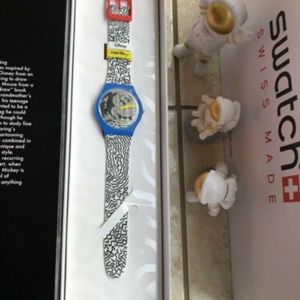 Swatch Mickey Mouse X Keith Haring Limited Edition Eclectic Mickey ...