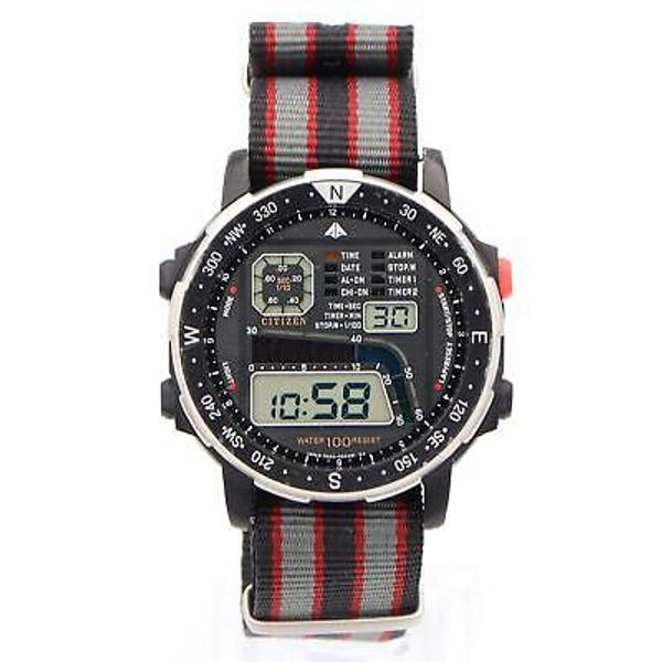 Vintage Citizen Windsurfer D060 Digital Chronograph Men's Quartz Watch ...