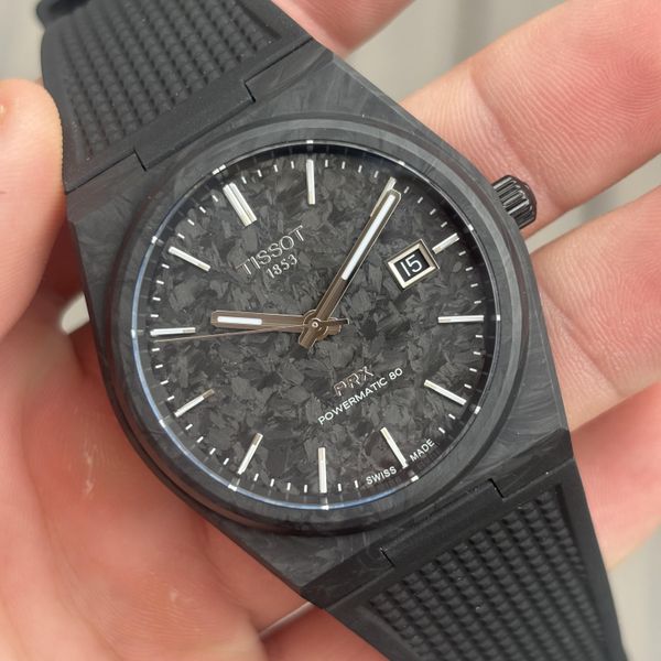 [WTS] Tissot carbon PRX BNIB | WatchCharts Marketplace