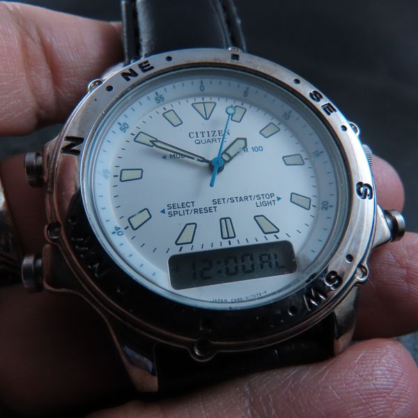 Japan Citizen Dual Time With Light WR 100M Quartz Men Watch ...