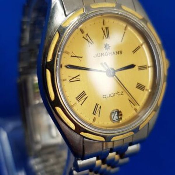 Junghans Quartz Datum Edelstahl 33mm Vintage 80er | WatchCharts