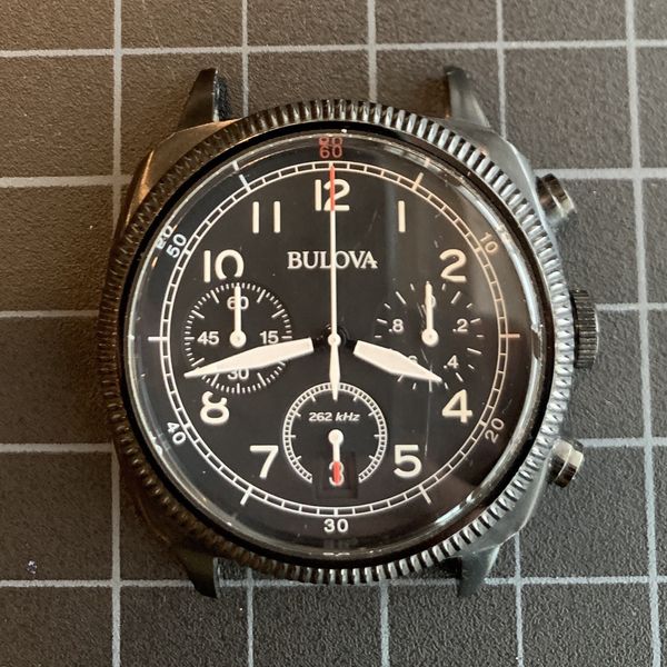Bulova UHF Military 98B245, Chronograph, military inspired, sapphire ...