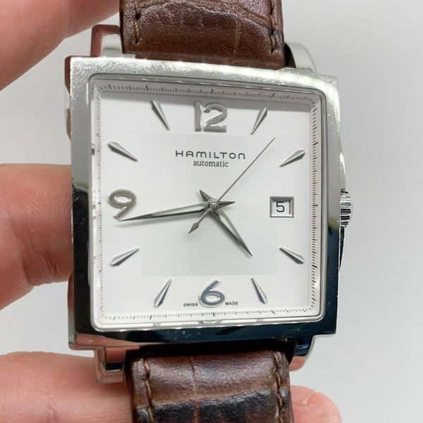 Hamilton Jazzmaster Square Mens Automatic Watch H324150 | WatchCharts ...