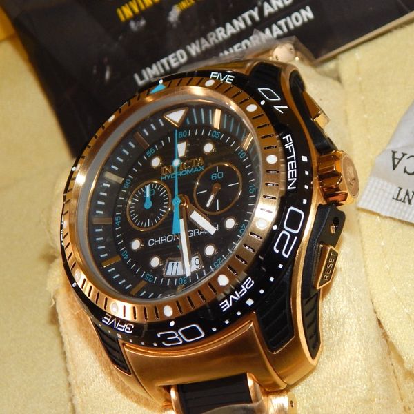 New INVICTA Hydromax Chronograph Stainless 48mm Watch 200m 29577 & Box ...