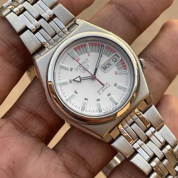 [WTS] Seiko 5 Automatic White Speed Racer Dial - $135 Shipped ...