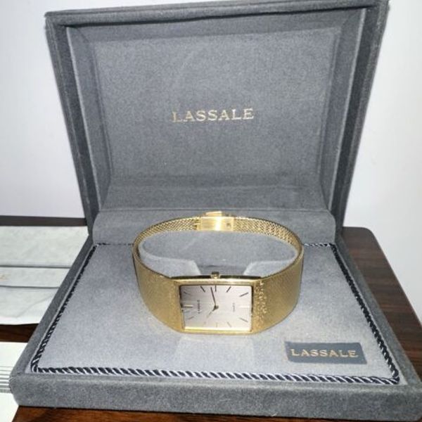 Vintage Seiko Lassale Men' S Quartz Gold Thin Dress Watch RARE! Working â ¦ | WatchCharts ...