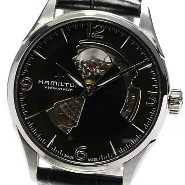 HAMILTON Jazzmaster Viewmatic H327050 black Dial Automatic Men's Watch ...