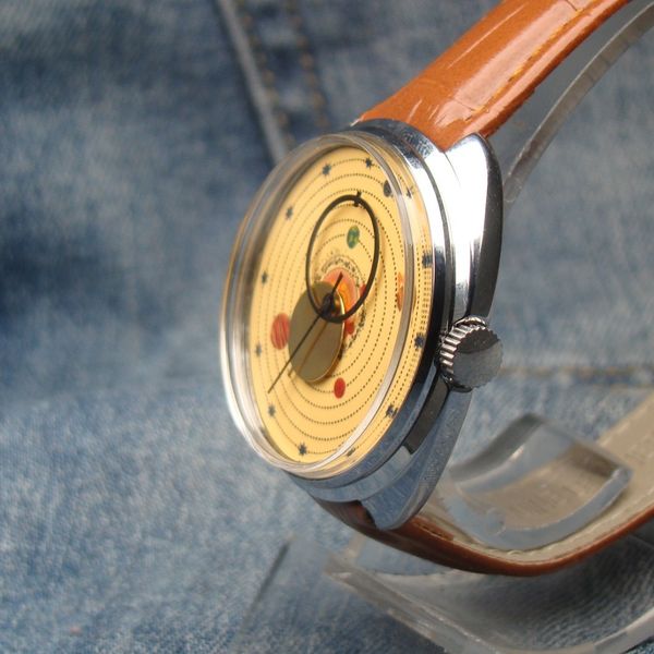 watch RAKETA solar system SPACE PLANET COPERNICUS COPERNIC RUSSIAN ...