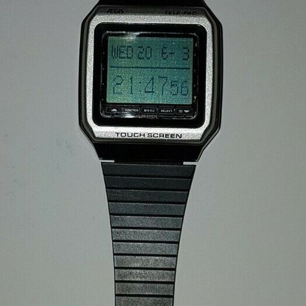 EXTREMELY RARE - Aegis Tele-Pad Touch Screen Watch (Casio VDB-100 Data ...