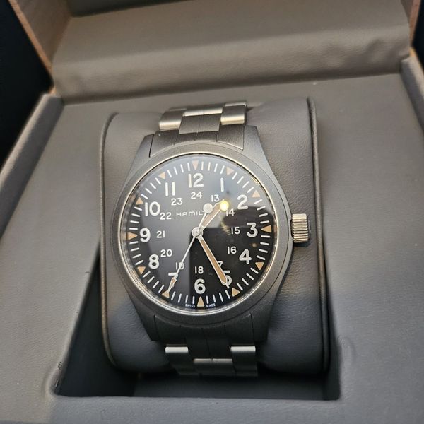 Hamilton Khaki Field Mechanical 42mm Watch Full set | WatchCharts ...